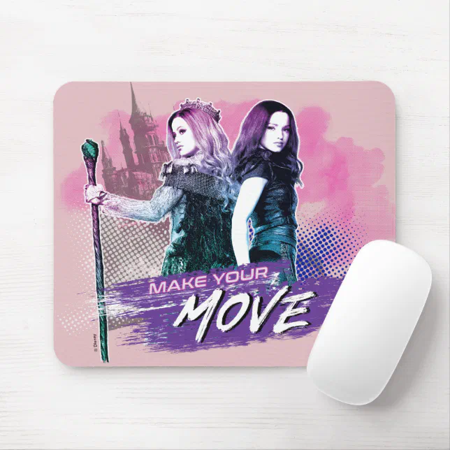 Descendants 3 | Mal & Audrey - Make Your Move Mouse Pad | Zazzle
