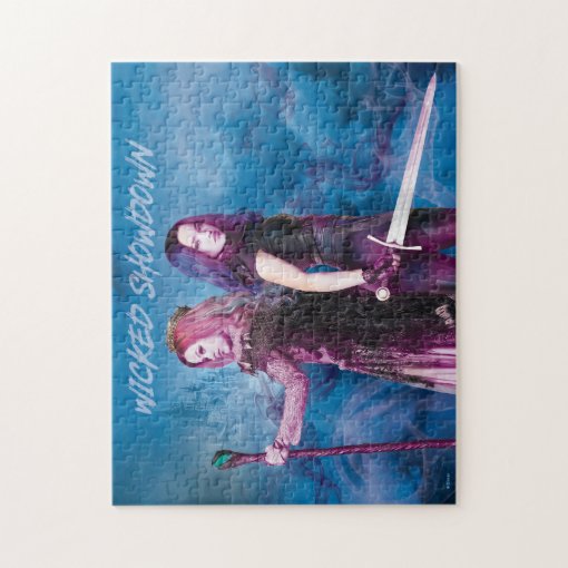 Descendants 3 | Mal & Audrey - Wicked Showdown Jigsaw Puzzle | Zazzle