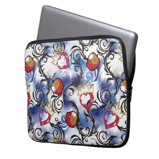 Descendants | Evie | Apple Pattern Laptop Sleeve | Zazzle