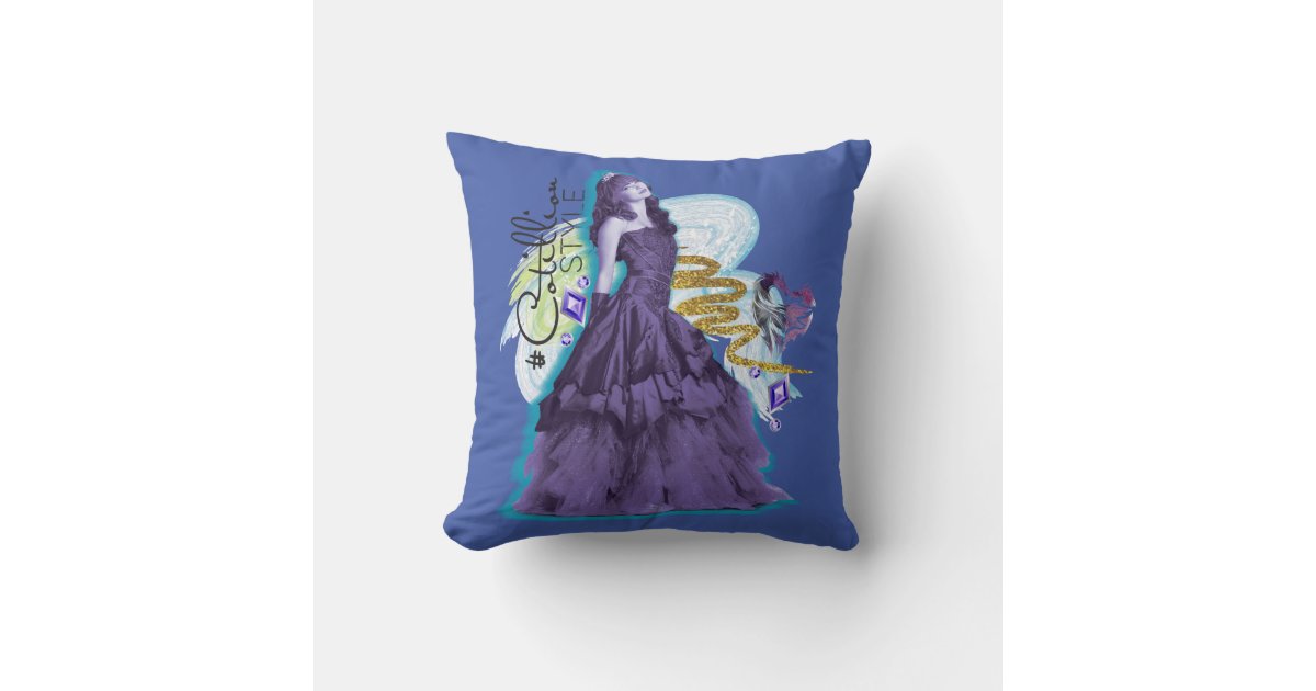 Descendants | Mal | Cotillion Style Throw Pillow | Zazzle