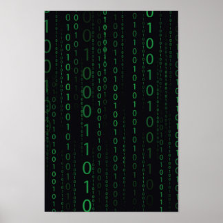 Binary Code Posters | Zazzle