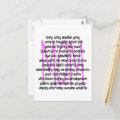 Descriptive Words For Mom Postcard | Zazzle
