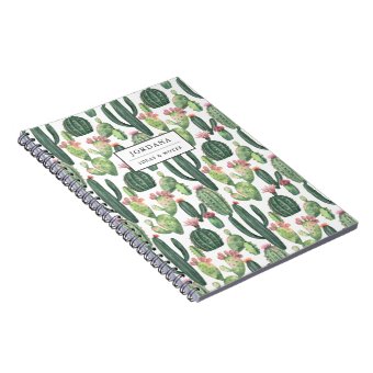 Desert Cacti | Desert Theme Notebook | Zazzle