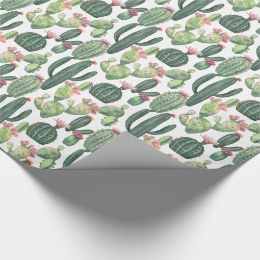 Desert Cacti | Desert Theme Wrapping Paper | Zazzle