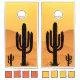 Desert Cactus Design Cornhole Set | Zazzle