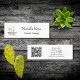 Desert Cactus QR code Minimalist Interior Design Mini Business Card ...