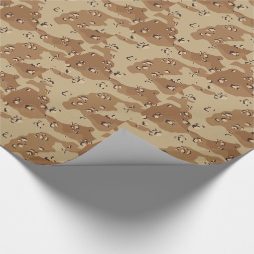 Desert Camo Wrapping Paper | Zazzle