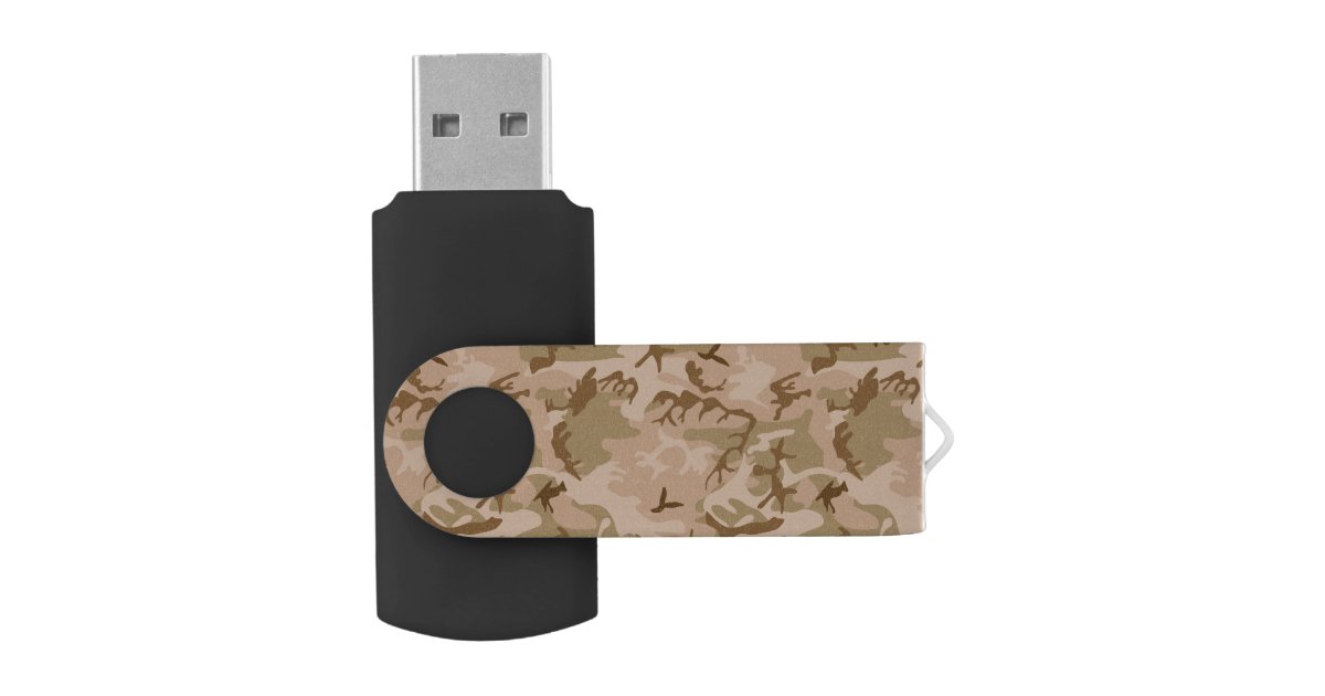 Desert Camouflage Pattern, Military Pattern, Army Flash Drive | Zazzle