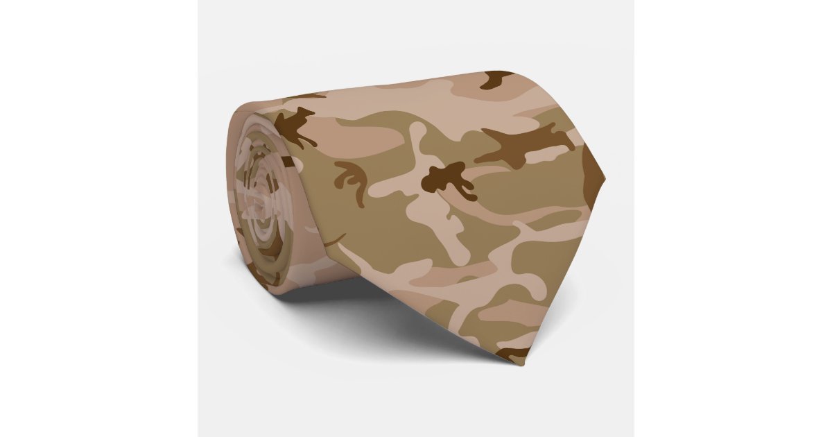 Desert Camouflage Pattern, Military Pattern, Army Neck Tie | Zazzle