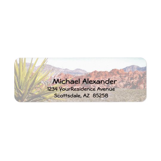 Desert Canyon View address labels | Zazzle.com