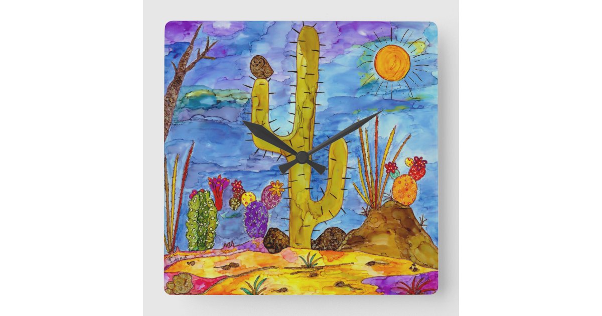 Desert Clock | Zazzle