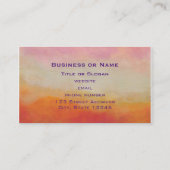 Desert Colors Abstract Landscape Painting Business Card | Zazzle