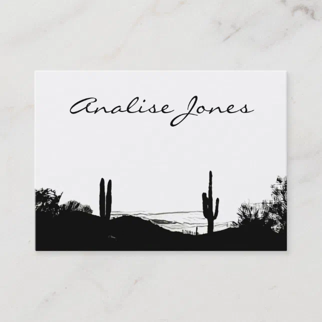 Desert Landscape Business Card | Zazzle