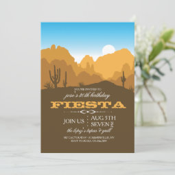 Desert Locale Invitation | Zazzle