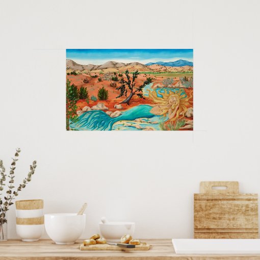 Desert Mermaid Poster | Zazzle