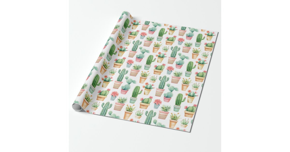 Desert Oasis Wrapping Paper | Zazzle