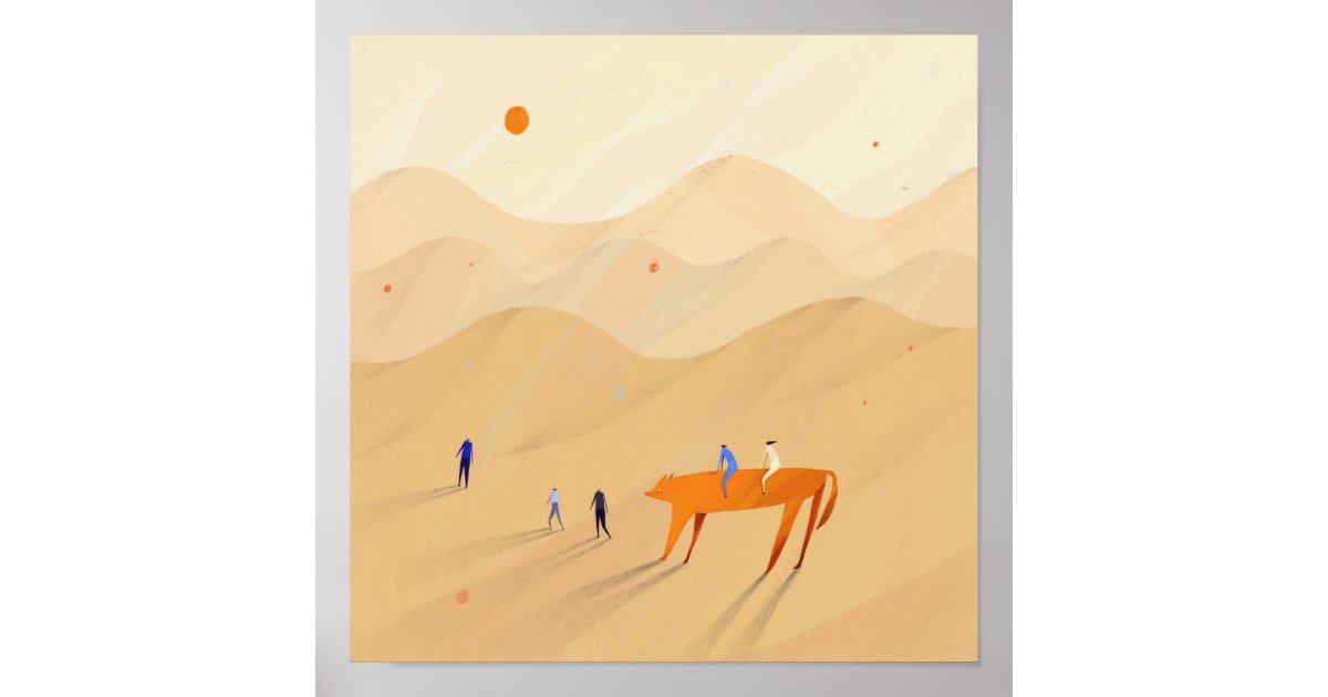 Desert Poster | Zazzle