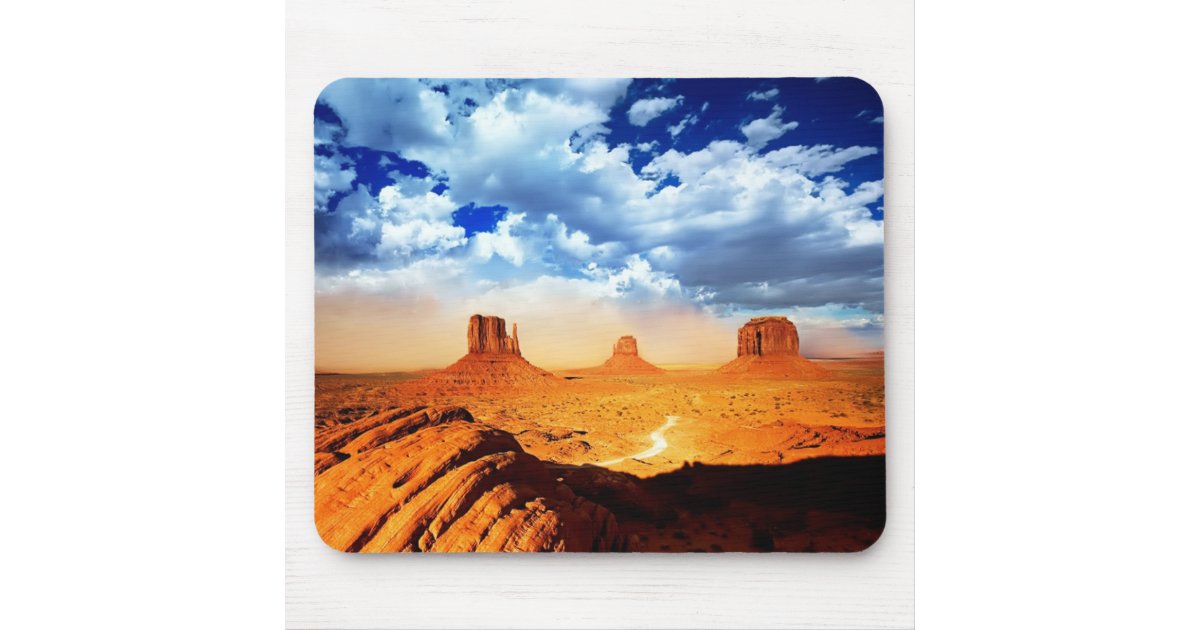Desert Scene Mouse Pad | Zazzle