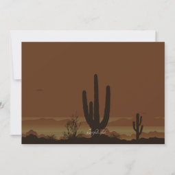 Desert Sun Moving Announcement | Zazzle