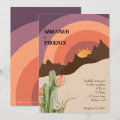 Desert Sunset Destination Wedding Invitation | Zazzle