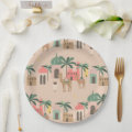 Desert Themed Baby Shower Party Paper Plate | Zazzle