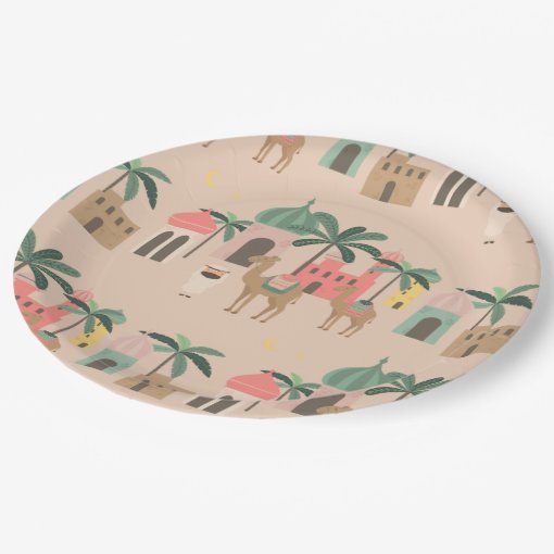 Desert Themed Baby Shower Party Paper Plate | Zazzle