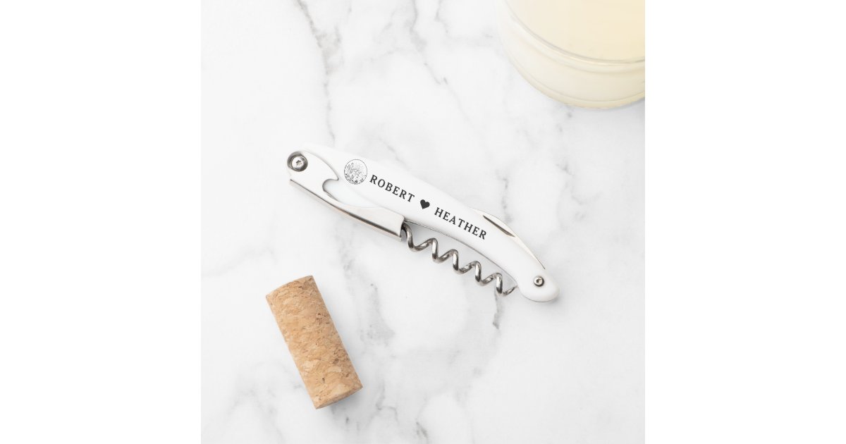 Desert Western Bridal Shower Personalized Wedding Waiter's Corkscrew ...
