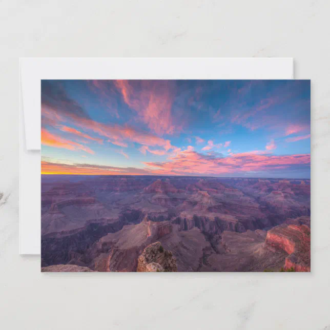 Deserts | Hopi Point Grand Canyon Arizona Thank You Card | Zazzle