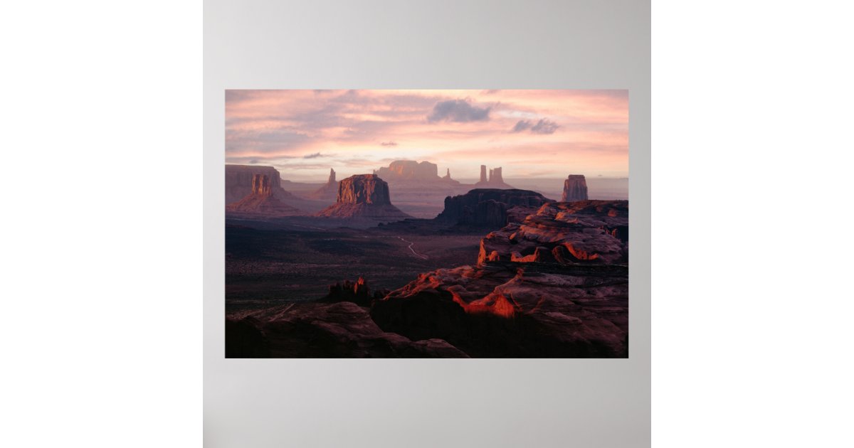 Deserts | Monument Valley Utah-Ariziona Poster | Zazzle