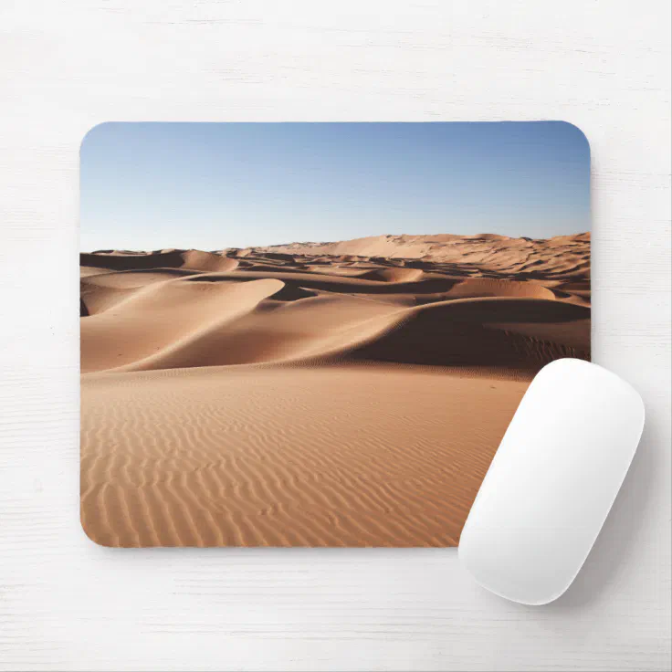 Deserts | United Arab Emirates Sand Dunes Mouse Pad | Zazzle