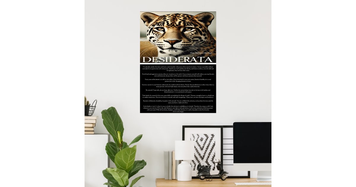 Desiderata: A Moment of Reflection Poster | Zazzle