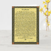DESIDERATA Card | Zazzle
