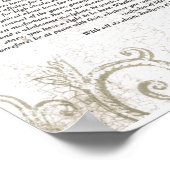 DESIDERATA Careful Vampire Watermark Design Poster | Zazzle