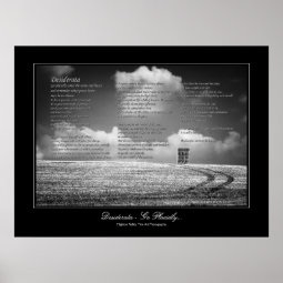 Desiderata Poem - Go Placidly Poster | Zazzle