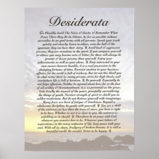 Desiderata Posters | Zazzle