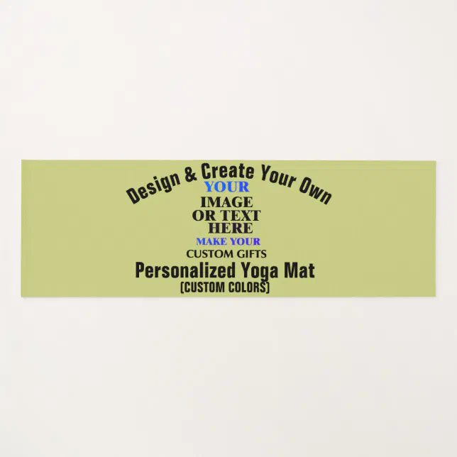 Design & Create Your Own Custom Personalized Yoga Mat | Zazzle