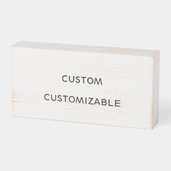 DESIGN CUSTOM CUSTOMIZABLE BLANK WOOD SIGN | Zazzle