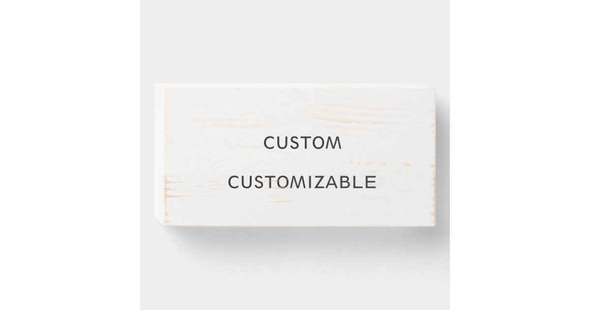 DESIGN CUSTOM CUSTOMIZABLE BLANK WOOD SIGN | Zazzle