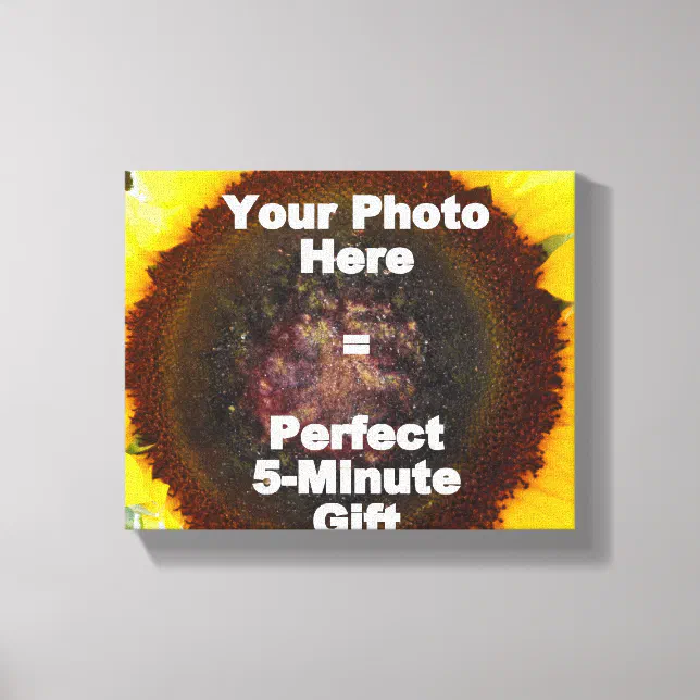 Design My Own Personalized Photo Canvas Present | Zazzle