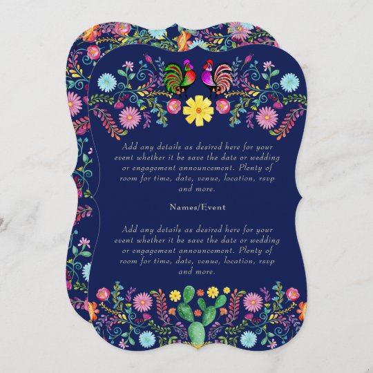 Design Own Folk Art Invitation ANY EVENT | Zazzle.com