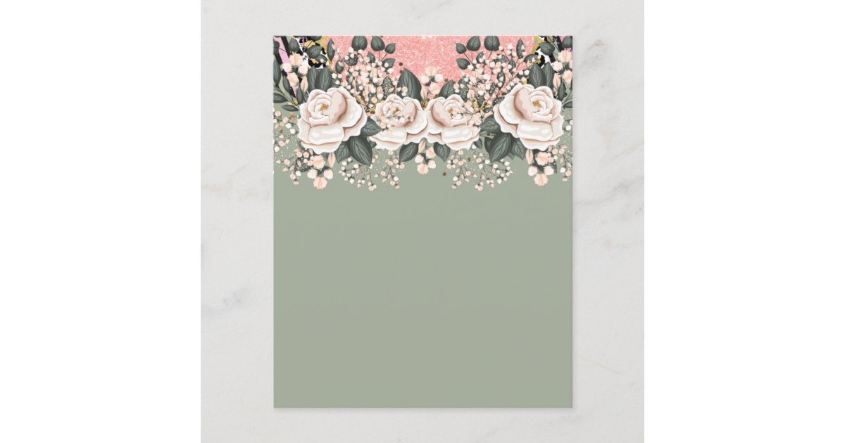 Design OWN Girly Party Event Wedding Birthday Flyer | Zazzle
