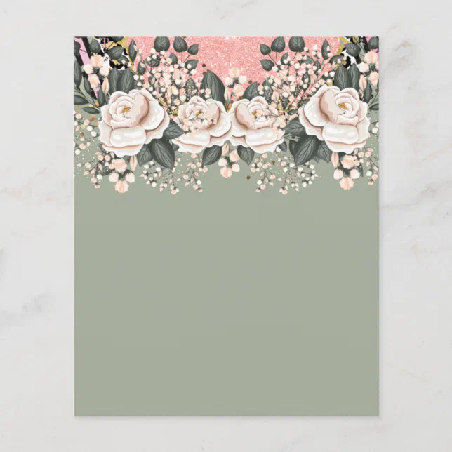 Design OWN Girly Party Event Wedding Birthday Flyer | Zazzle