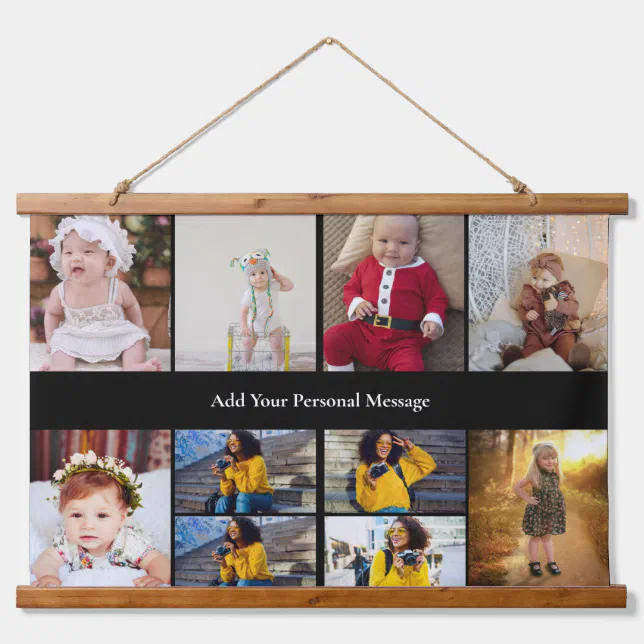 Design Your Own 10 Photo Collage Hanging Tapestry | Zazzle