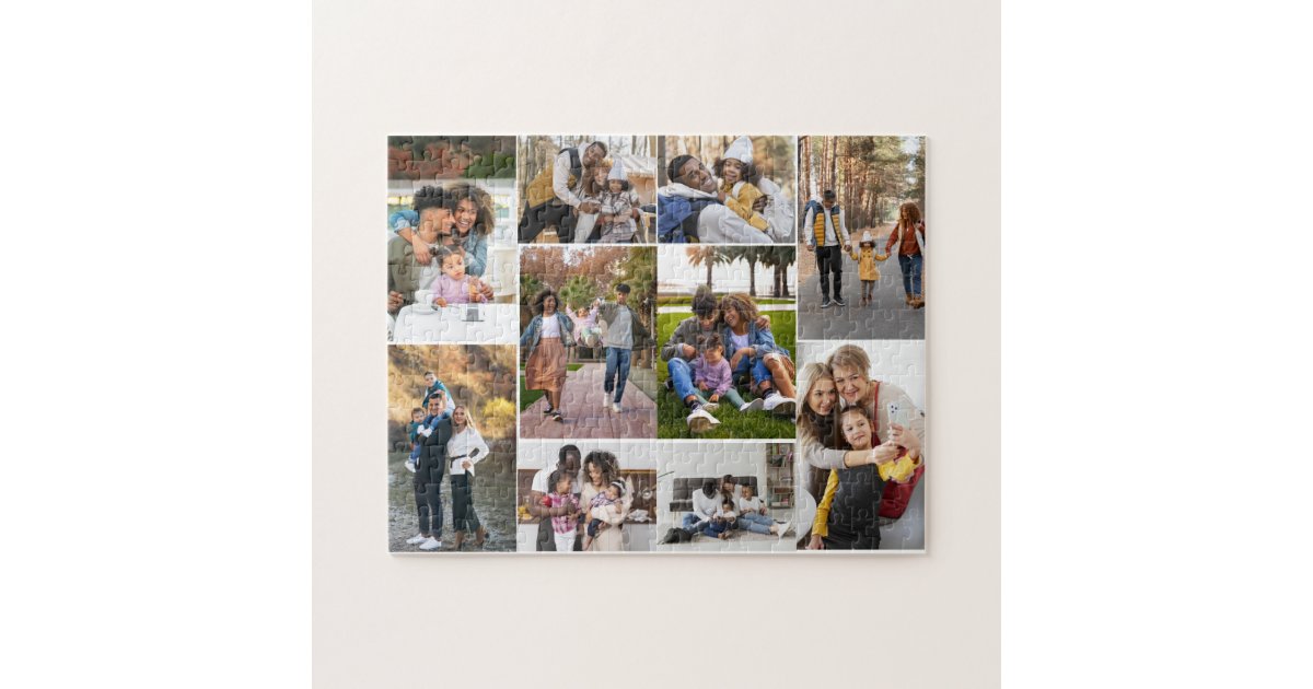 Design Your Own 10 Photo Collage Jigsaw Puzzle | Zazzle