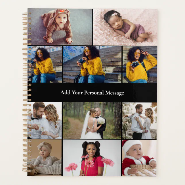 Design Your Own 11 Photo Collage Planner | Zazzle