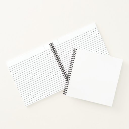 Design Your Own - 8.5" x 8.5" Spiral Notebook | Zazzle