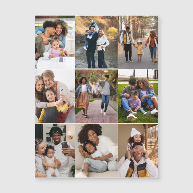 Design Your Own 9 Photo Collage | Zazzle