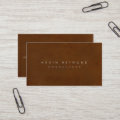 design your own brown pro standard business card | Zazzle