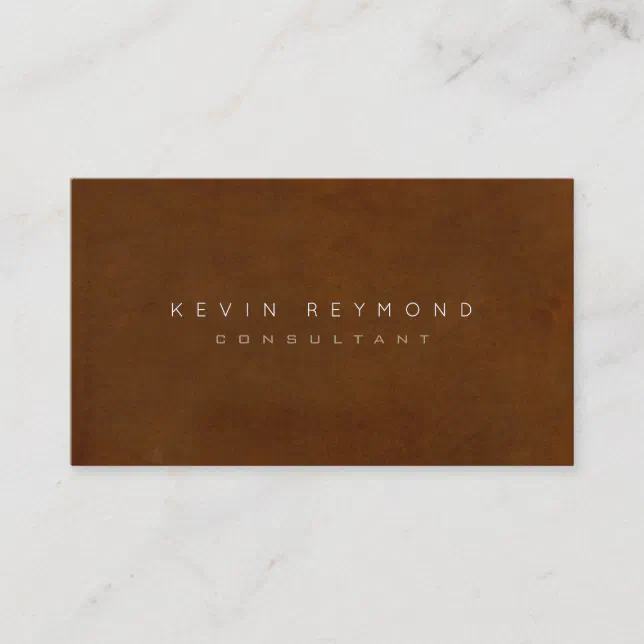 design your own brown pro standard business card | Zazzle
