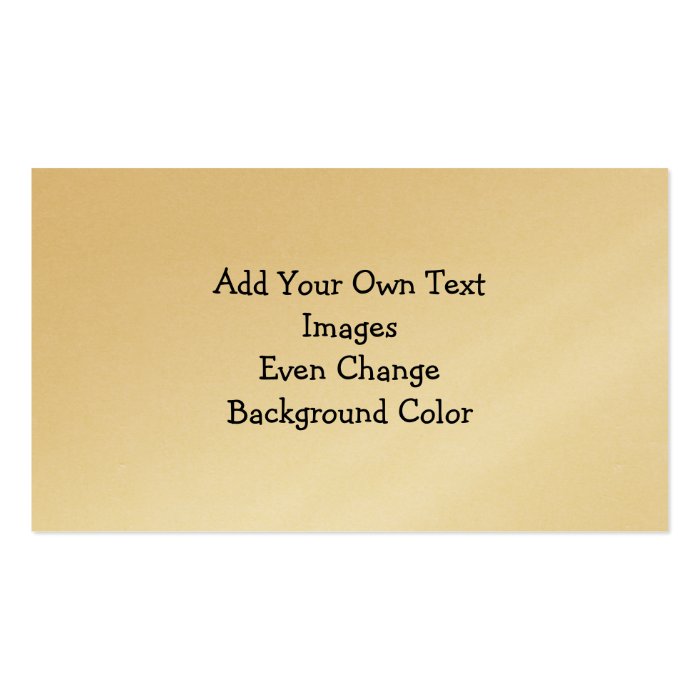 Customize Your Own Business Cards
